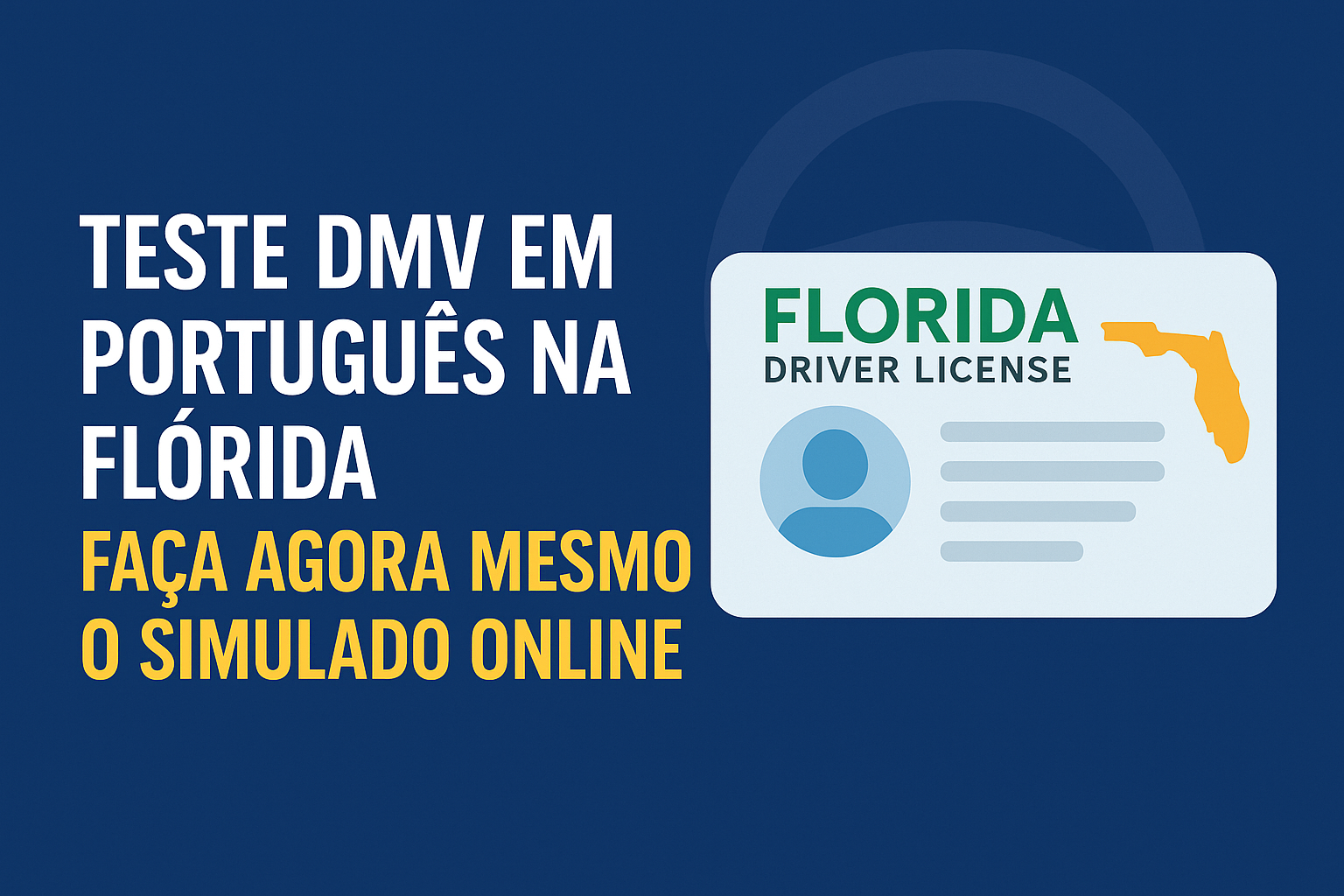 Teste DMV em Português na Flórida: Faça Agora Mesmo o Simulado Online ...